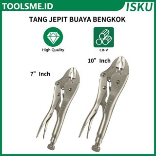 Jual ISKU Locking Pliers Tang Buaya 7-10 Inch tang Jepit Buaya Tang ...