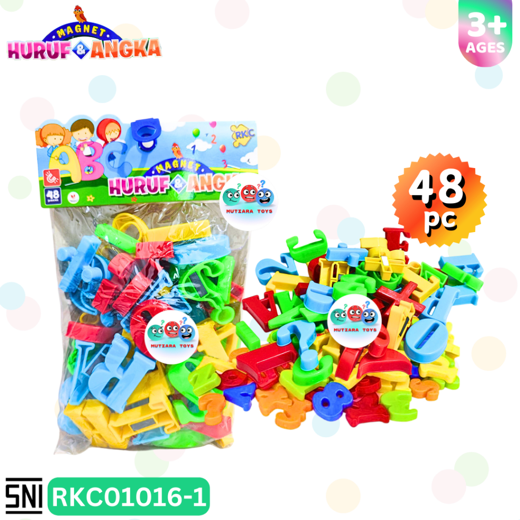 Jual MM Mainan Edukasi Magnet Huruf & Angka 48pcs RKC01016-1 | Shopee ...