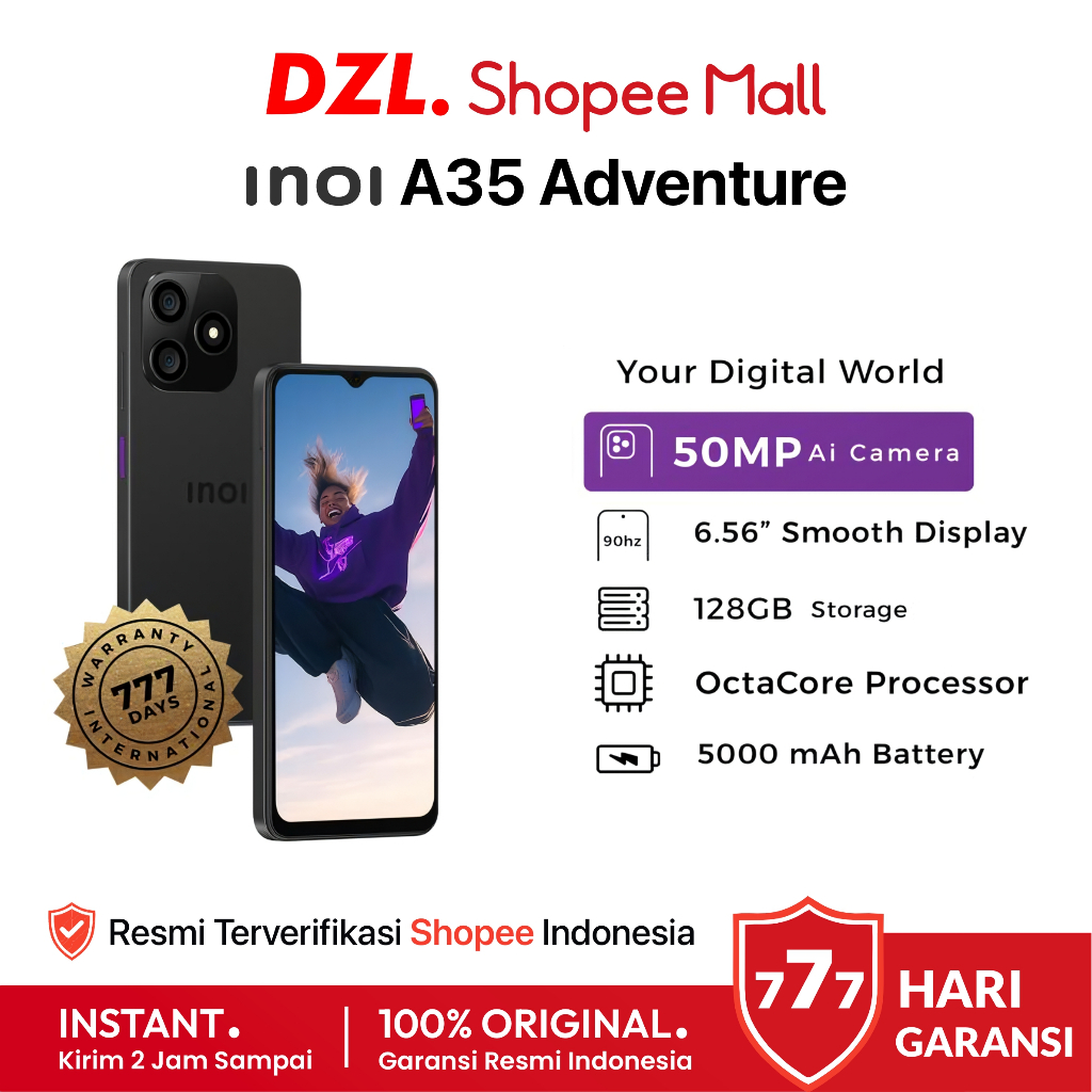Jual DZL - HP INOI A35 Adventure 4/128 GB Original Resmi Official Store ...