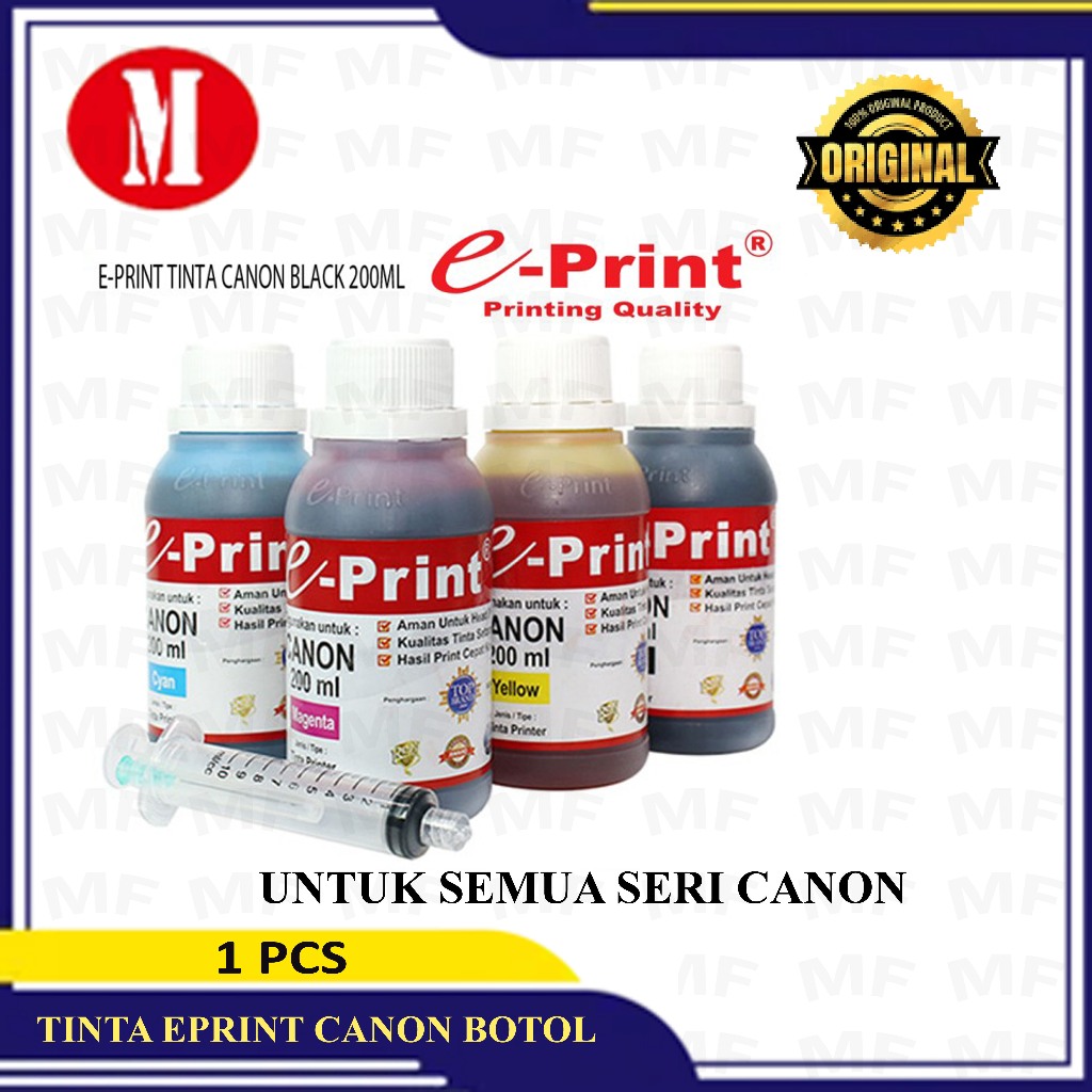Jual E-Print Tinta Canon 100ml & 200ml | Shopee Indonesia