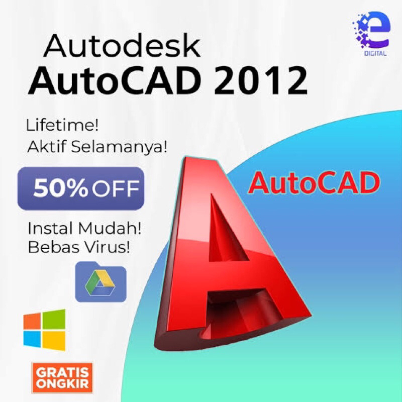 Jual AutoCad 2012, 2020, 2022 | Shopee Indonesia