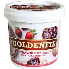 Jual GOLDENFIL STRAWBERRY JAM / SELAI STOBERI 400 GR | Shopee Indonesia
