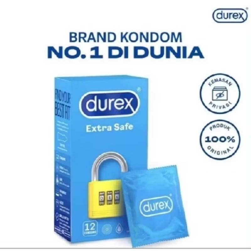 Jual Durex Extra Safe Isi 12 Sachet | Shopee Indonesia
