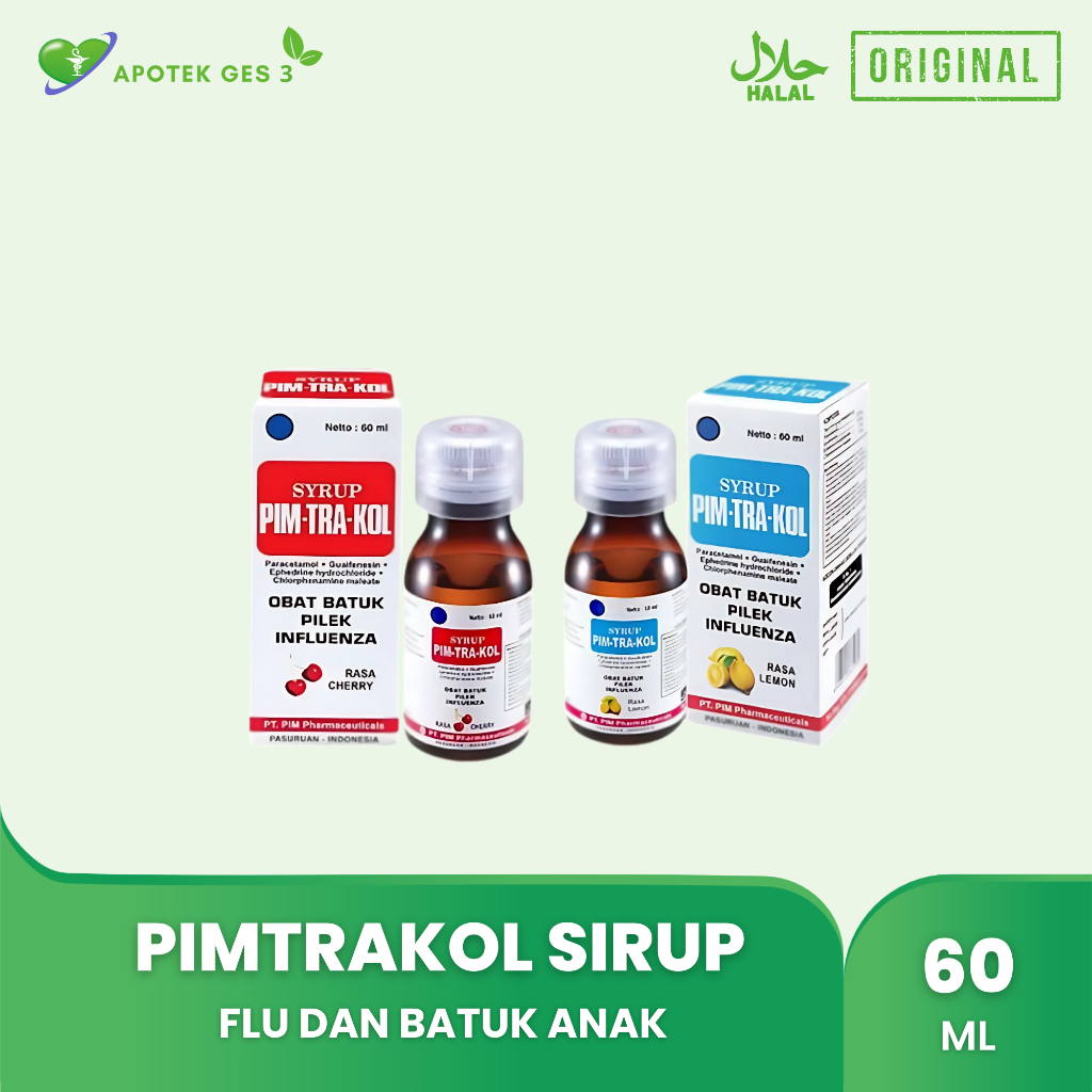 Jual PIMTRAKOL (BATUK PILEK DEMAM) ANAK ALL VARIAN | Shopee Indonesia
