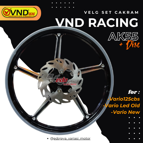 Jual Velg VND AK55 Ring 17 PNP Vario125/150 Old/New Set Piringan Cakram Depan | Shopee Indonesia