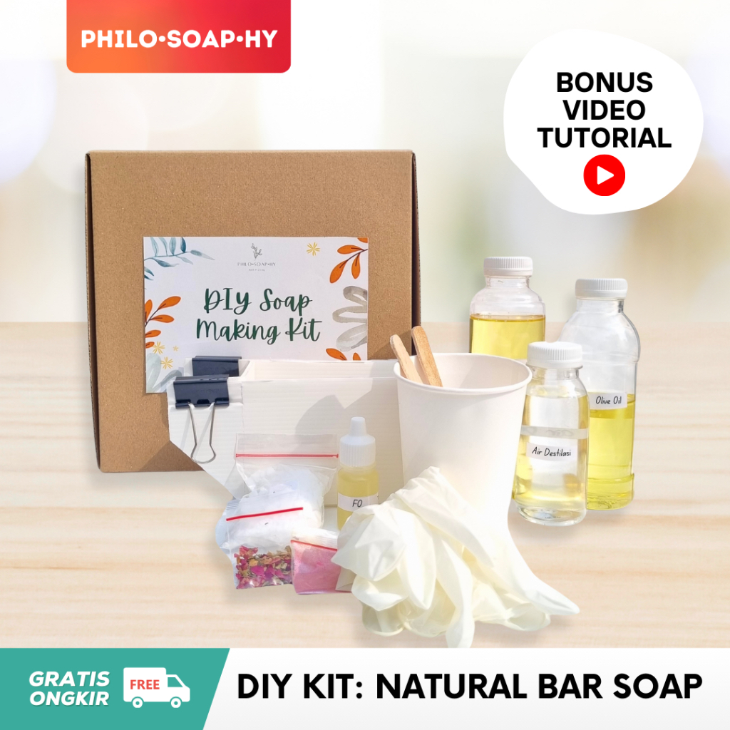 Jual DIY KIT SABUN NATURAL - paket membuat sabun natural organik ...