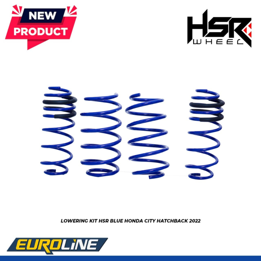 Jual Paket Per Ceper LOWERING KIT HSR BLUE - HONDA CITY HATCHBACK 2022 ...