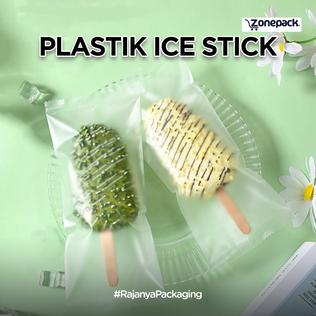 Jual Plastik Es Krim Cookies Stick Bening Buram Bergerigi | Kantong ...