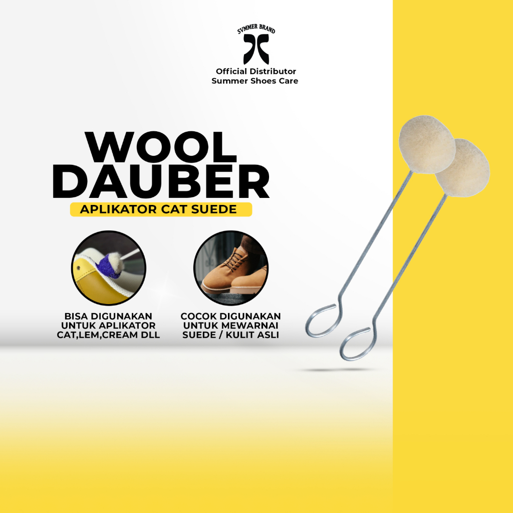 Jual Sayaka - Wool Dauber Aplikator Cat Suede Dye Kulit Leather Dye ...