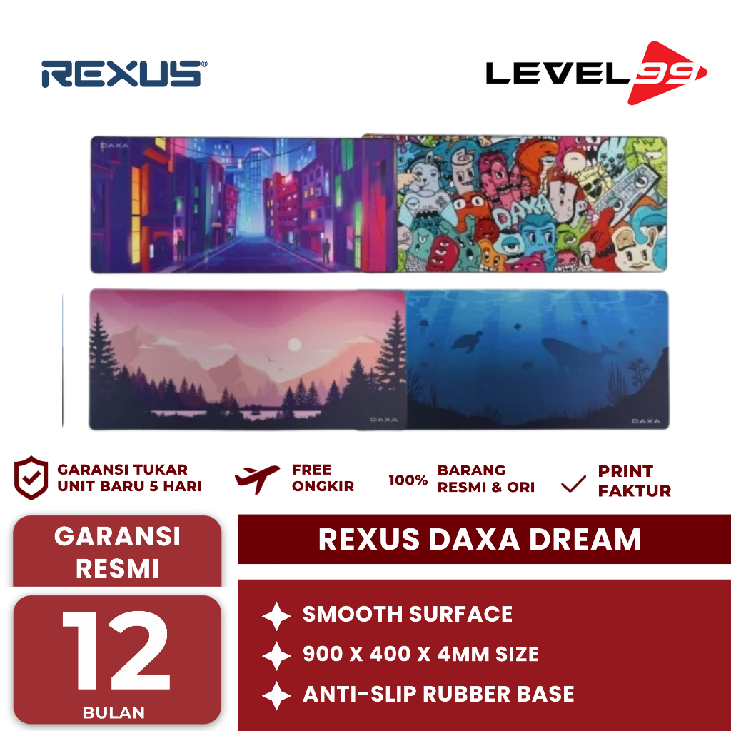 Jual Rexus Deskmat Daxa Dream | Shopee Indonesia