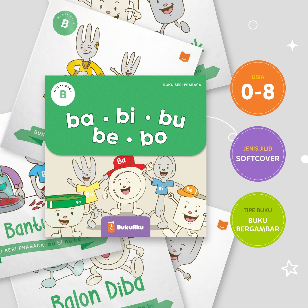 Jual BukuAku - Seri Prabaca, Tahap B | Buku Belajar Membaca | Shopee ...