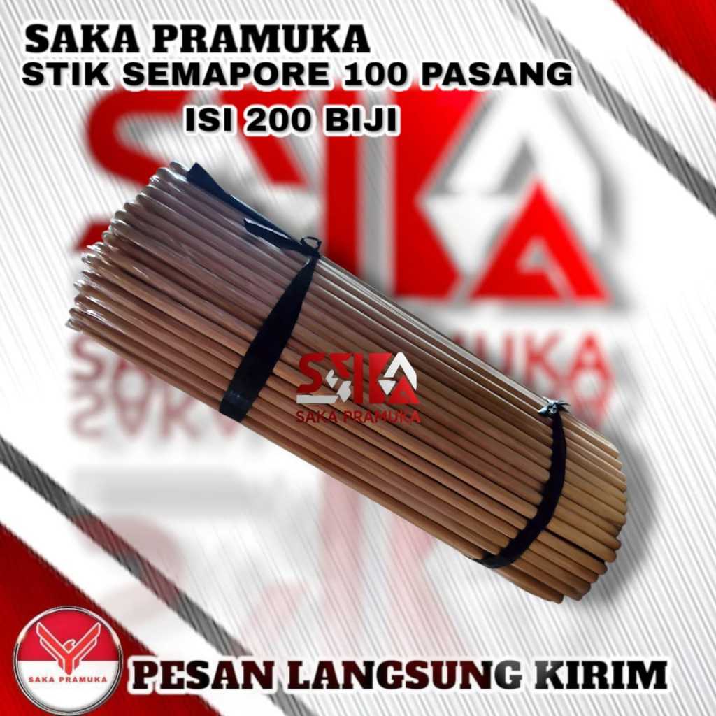 Jual Tongkat stick semaphore semapur bahan halus per ikat 100 pasang ...