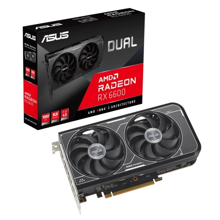 Jual ASUS VGA AMD RADEON DUAL RX 6600 V3 8GB GDDR6 | Shopee Indonesia