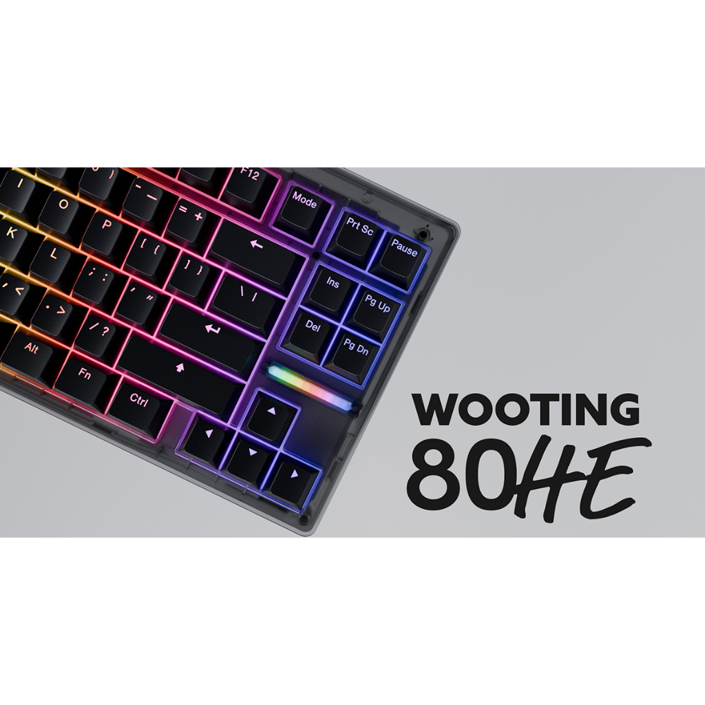 Jual Wooting 80HE Rapid Trigger 8K Mechanical Gaming Keyboard Analog ...
