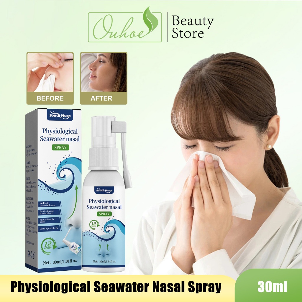 Jual SOUTH MOON Physiological Seawater Nasal Spray 30ml - Nasal Spray ...