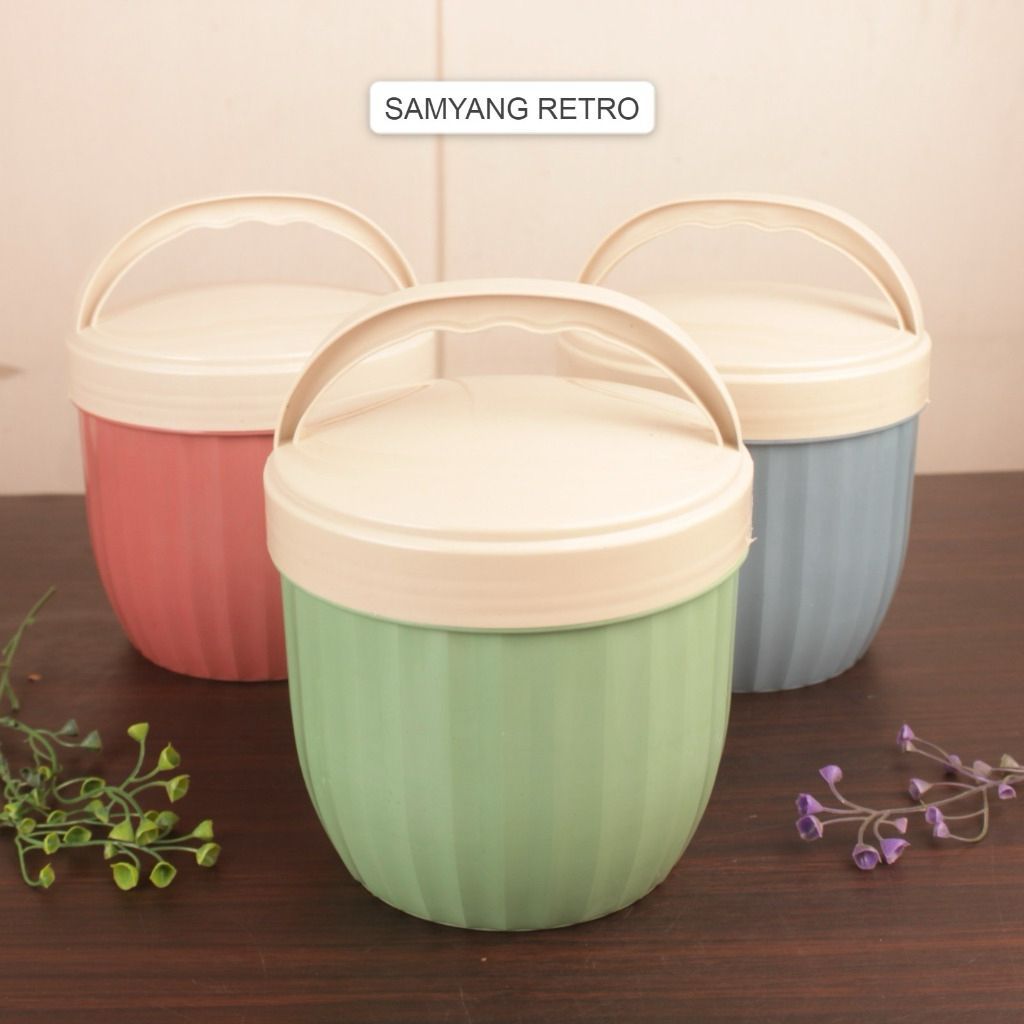 Jual Rantang Samyang Retro Food Grade Rantang Hajatan Plastik Serbaguna ...