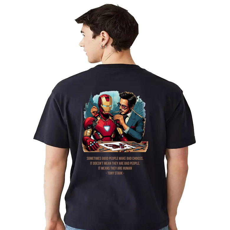 Jual Orzora Baju Kaos - Marvel Edition - Tony Stark - Basic Cotton ...