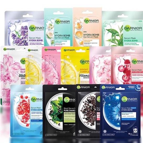 Jual Garnier Serum Mask Sakura Glow Skin Care Bright Complete Vitamin C ...