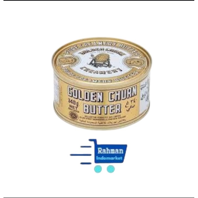 Jual BUTTER GOLDEN CHURN cap tong 340gr | Shopee Indonesia