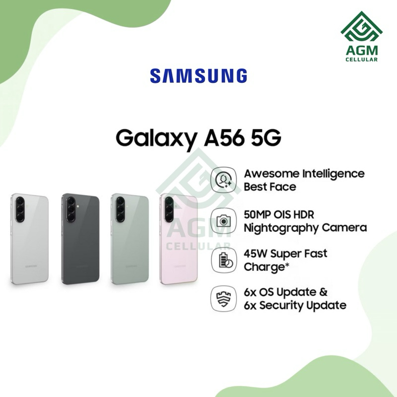Jual HANDPHONE SAMSUNG GALAXY A56 5G RAM 12GB/256GB | 8GB/256GB ...