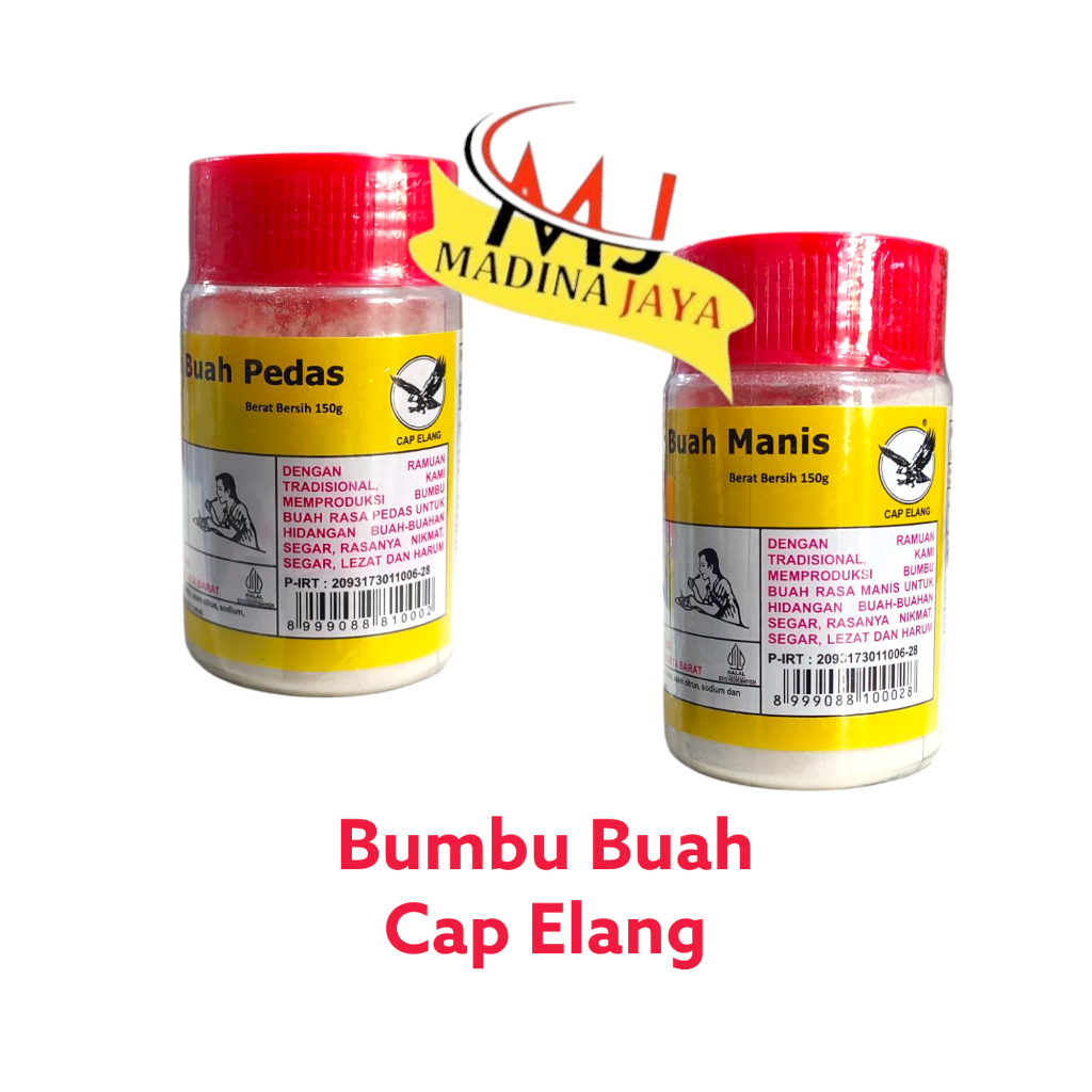 Jual Bumbu Buah Garam Jambu Kristal Cap Elang botol dan sachet | Shopee ...