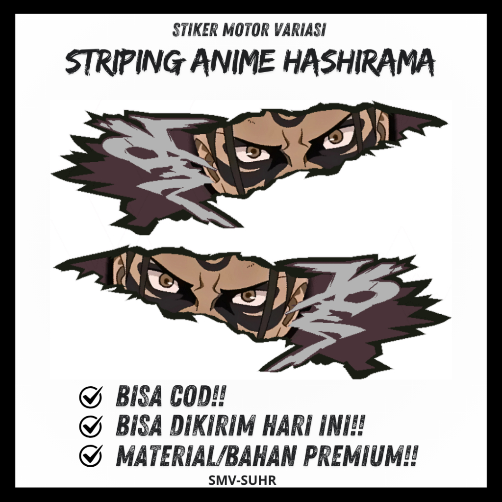 Jual Stiker Striping Hashirama Senju Hokage 1 Sticker Anime Naruto ...
