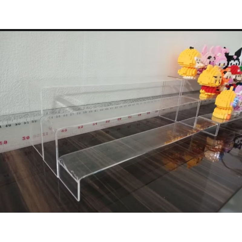 Jual Display Rak Akrilik Acrylic Pajangan 1Set Isi 3Pcs | Shopee Indonesia
