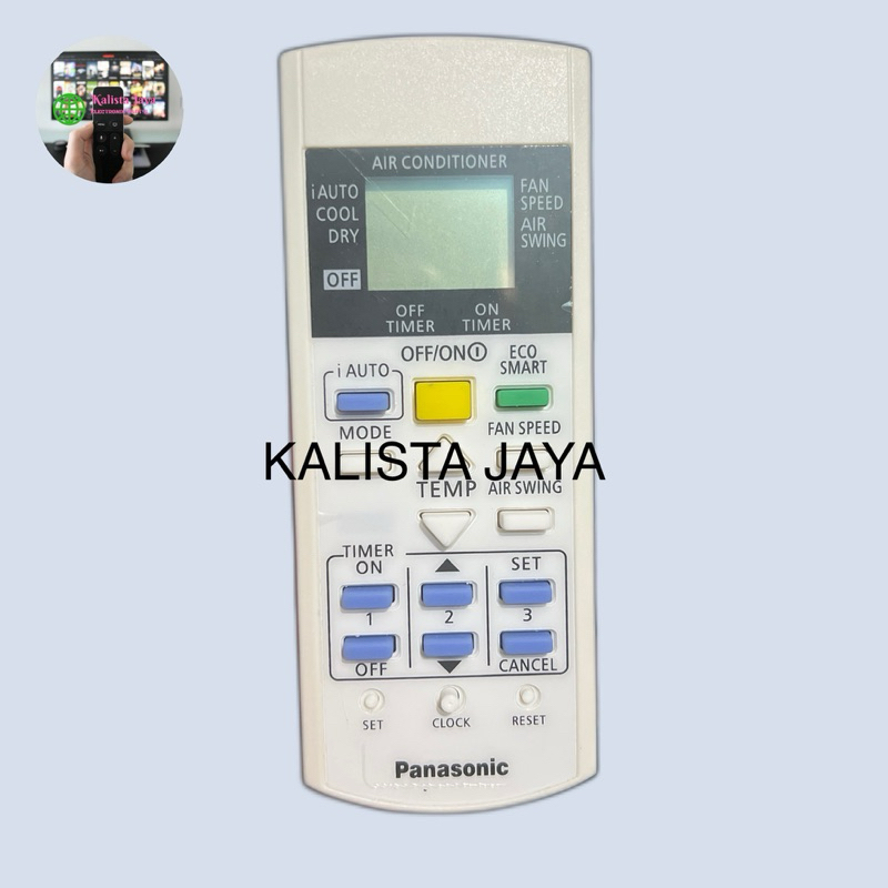 Jual REMOTE AC PANASONIK 4661 I-AUTO ECO SMART ORIGINAL PABRIK | Shopee Indonesia