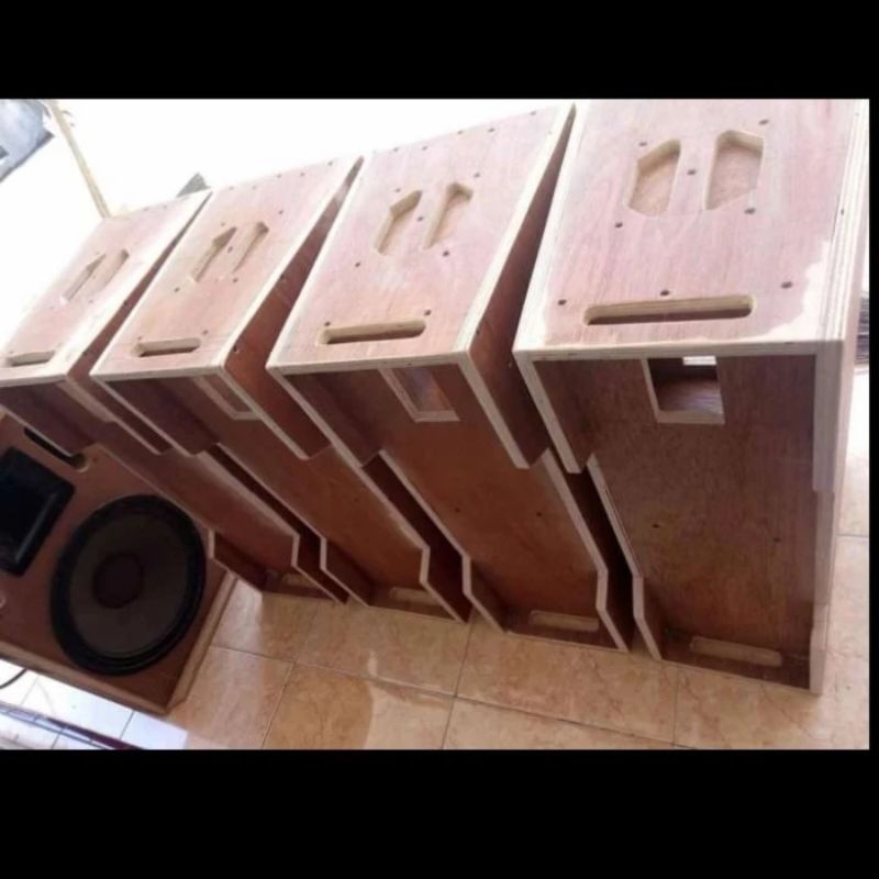 Jual BOX SPEAKER 6 INCHI DAN 8 INCHI ARRAY DOUBLE TWEETER - 8 inchi ...