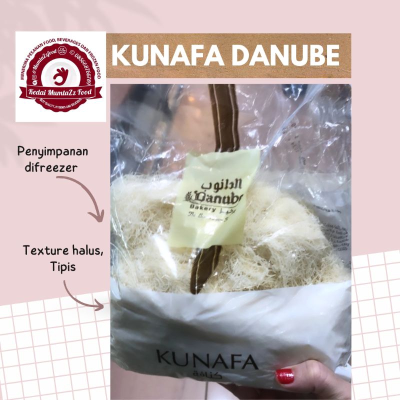 Jual Kunafa arab / konafa pastry frozen / Kataifi / kadayif untuk ...