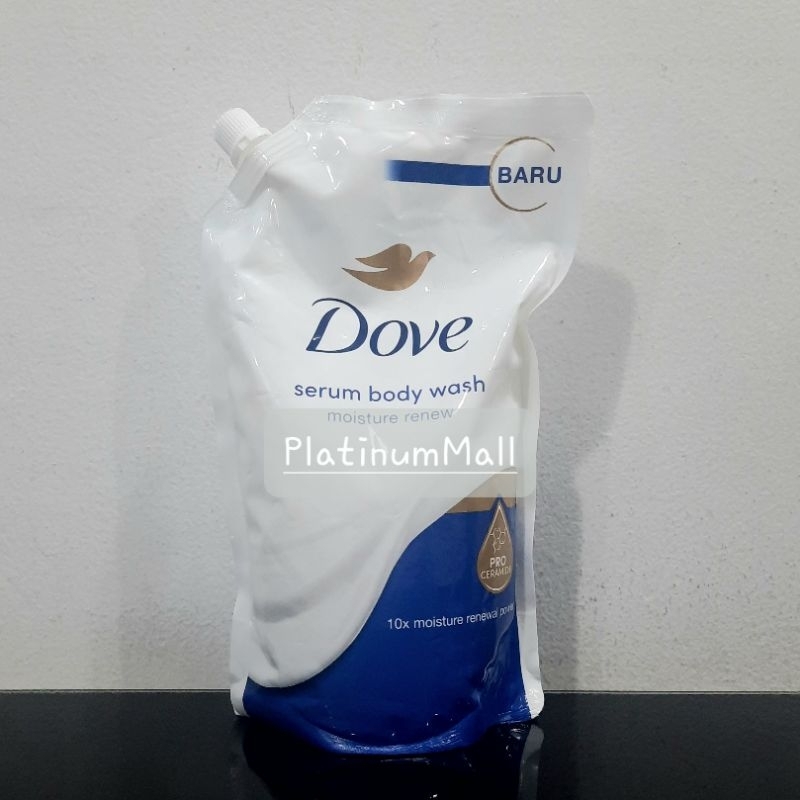 Jual Dove bodywash sabun mandi refill 800ml deeply nourishing BIRU TUA ...