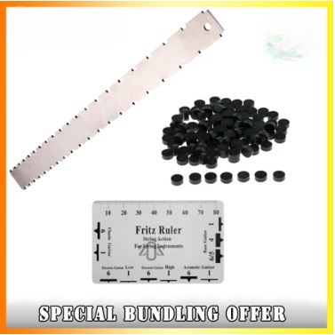 Jual Penggaris Pengukur Skala Scale Fret Fretboard Straight Edge Tool ...