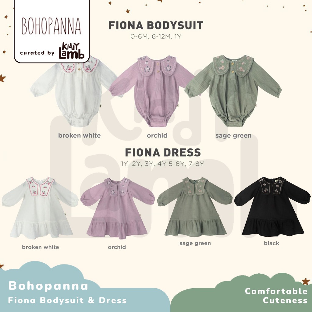 Jual Bohopanna Fiona Bodysuit & Fiona Dress / Baju Atasan Bodysuit ...