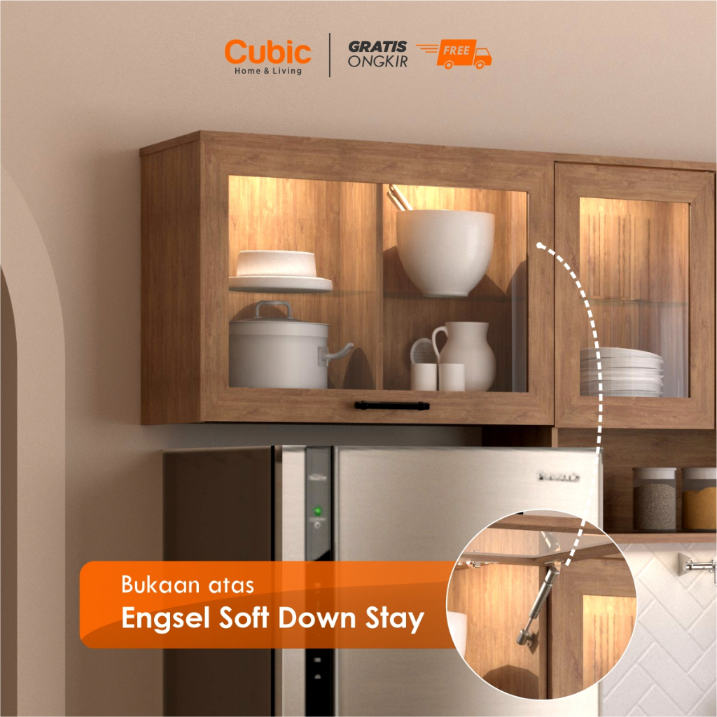 Jual Cubic Kitchen Set Minimalis / Kabinet Dapur Atas / Rak Dapur Atas ...