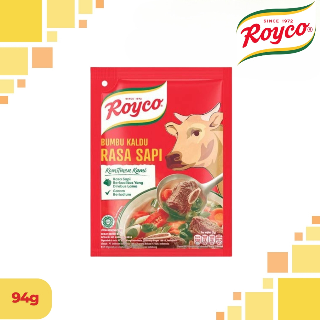 Jual Royco Kaldu Sapi Bumbu Penyedap Rasa Kemasan 94g | Shopee Indonesia
