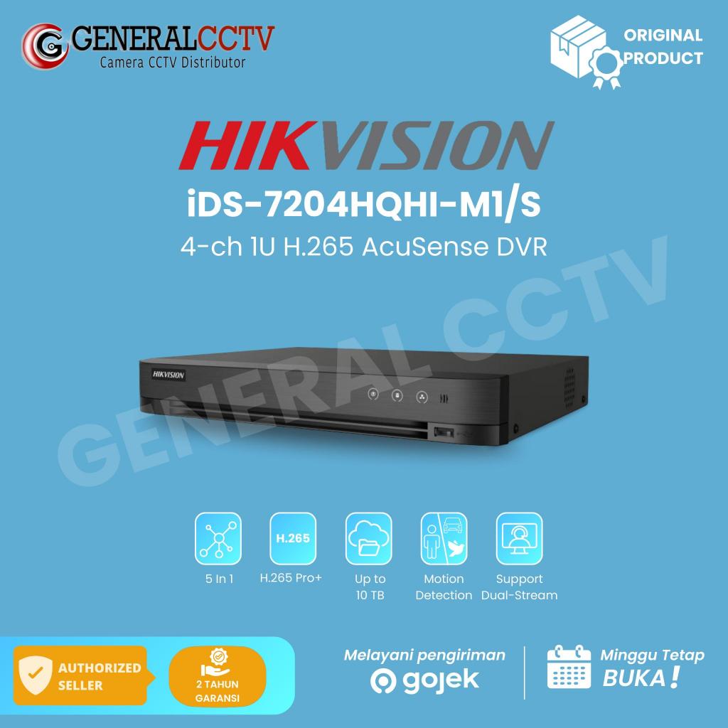 Jual DVR HIKVISION iDS-7204HQHI-M1/S - 4CH TURBO HD ACUSENSE | Shopee ...