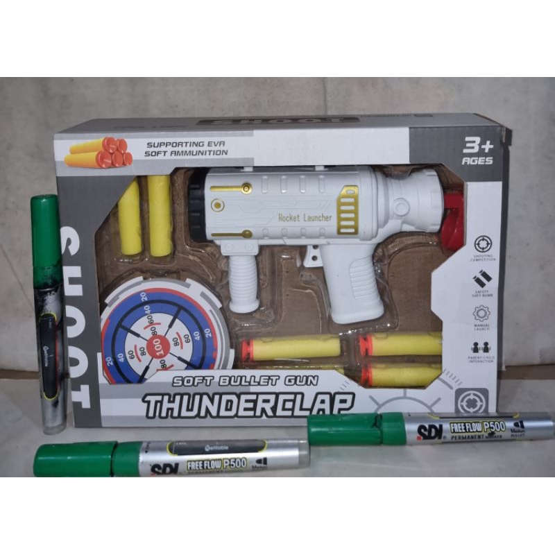 Jual MAINAN ANAK COWOK TEMBAKAN THUNDERCLAP GUN ROCKET | Shopee Indonesia