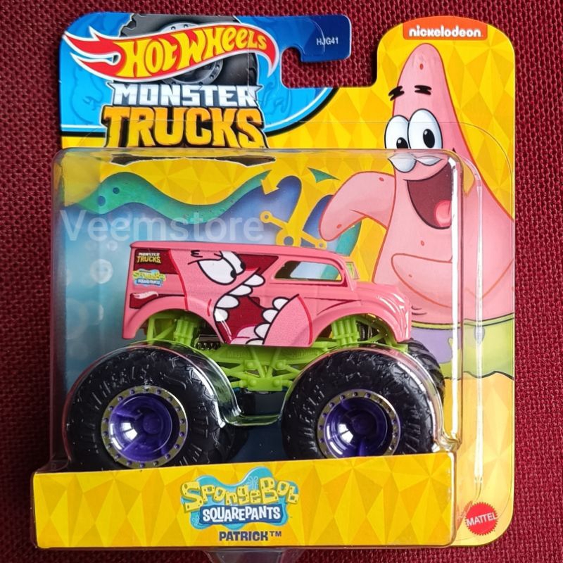 Jual Hotwheels 1:64 Monster Truck Patrick SpongeBob SquarePants ...