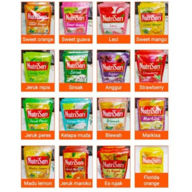Jual NUTRISARI BERBAGAI VARIAN RASA | Shopee Indonesia