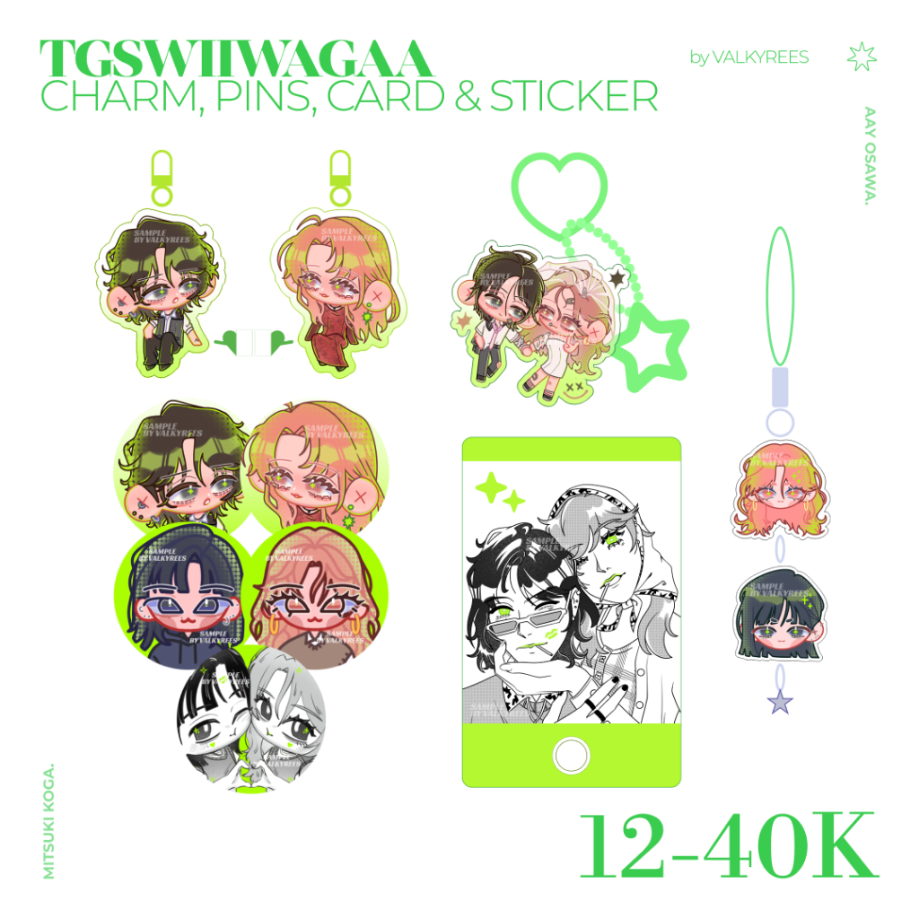 Jual PIN & CHARM MITSUKI AYA MITSUAYA The Guy She Was Interested in ...