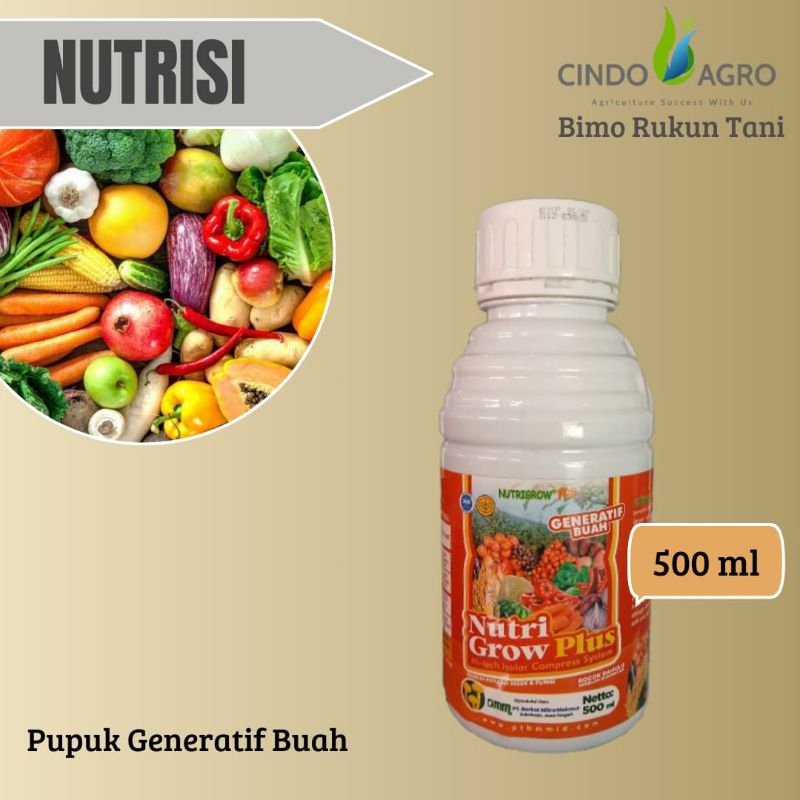 Jual NUTRIGROW PLUS BUAH - 500ml KEMASAN BARU | Shopee Indonesia
