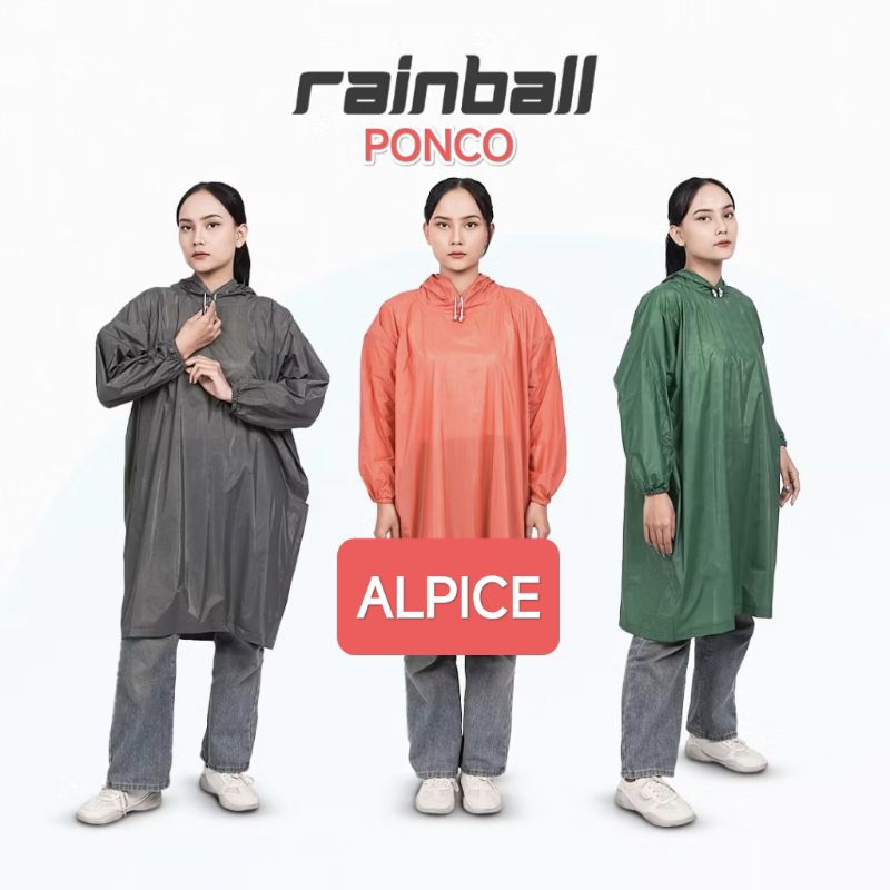 Jual Jas Hujan Ponco Lengan Rainball Elephant Brand Jas Hujan Portable | Shopee Indonesia