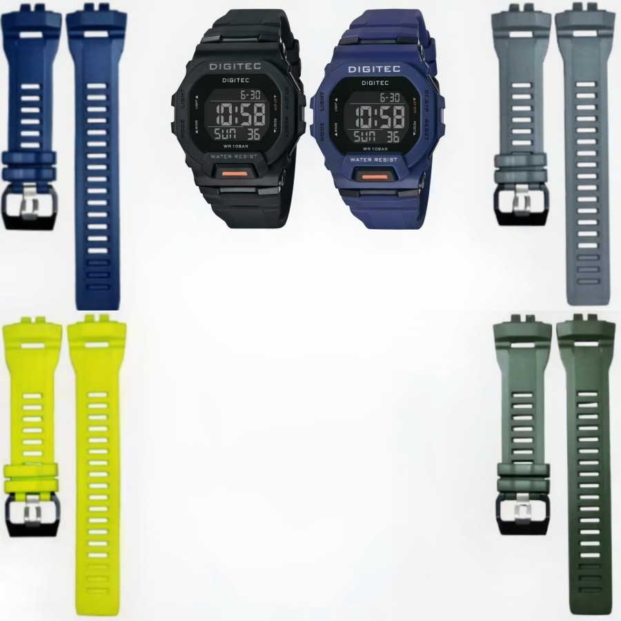 Jual Tali Jam Tangan Digitec 5169 Strap Rubber Digitec DG 5169 - RB ...