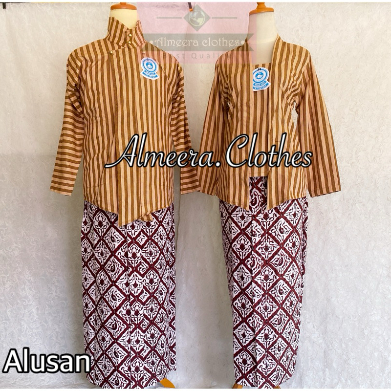 Jual pakaian adat jawa baju gagrak lurik tradisional surjan dan kebaya | Shopee Indonesia