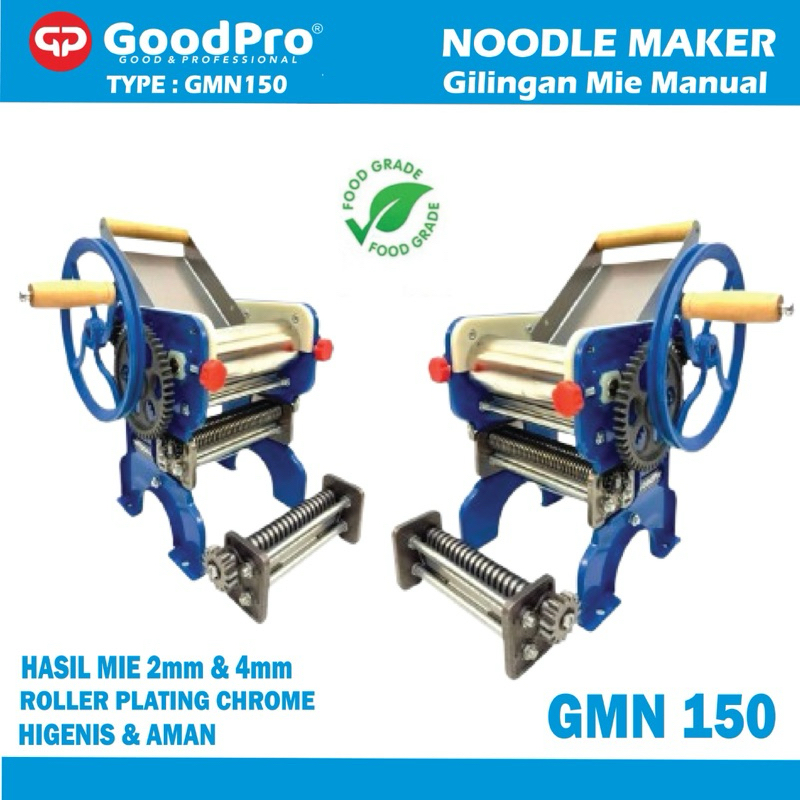 Jual Gilingan Mie Manual Stainless / Penggiling Mie Mesin Giling Mie Cetak Molen Pangsit Cireng ...