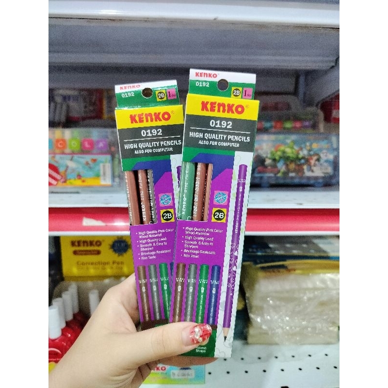 Jual Pensil Kenko 2B (0192) 1 box isi 12 pc | Shopee Indonesia