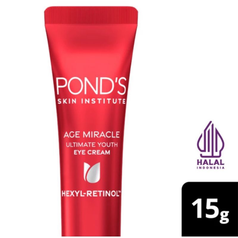 Jual Ponds Age Miracle Retinol Eye Cream 15ml (Kemasan Lama) | Shopee ...