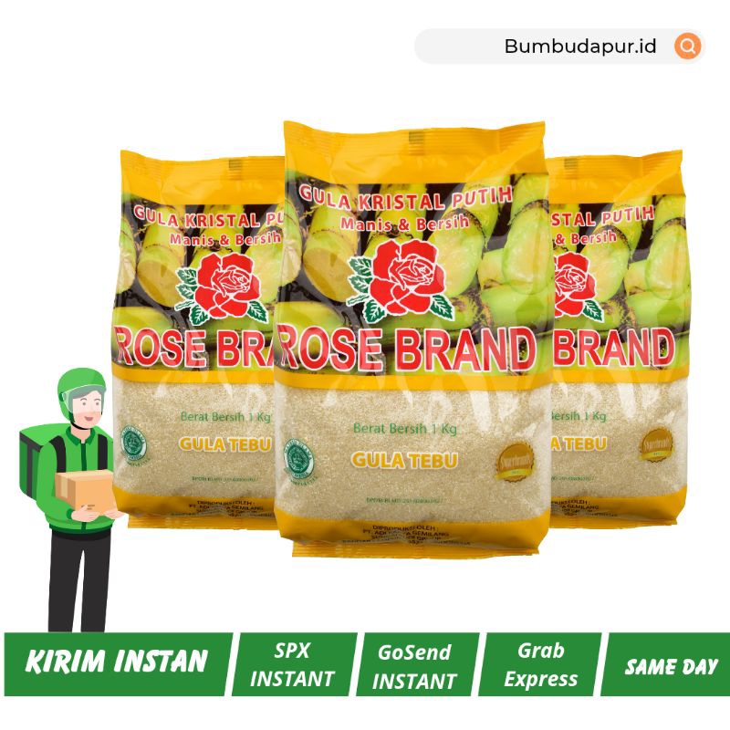 Jual Gula Pasir Rose Brand Kuning Berat 1kg | Shopee Indonesia