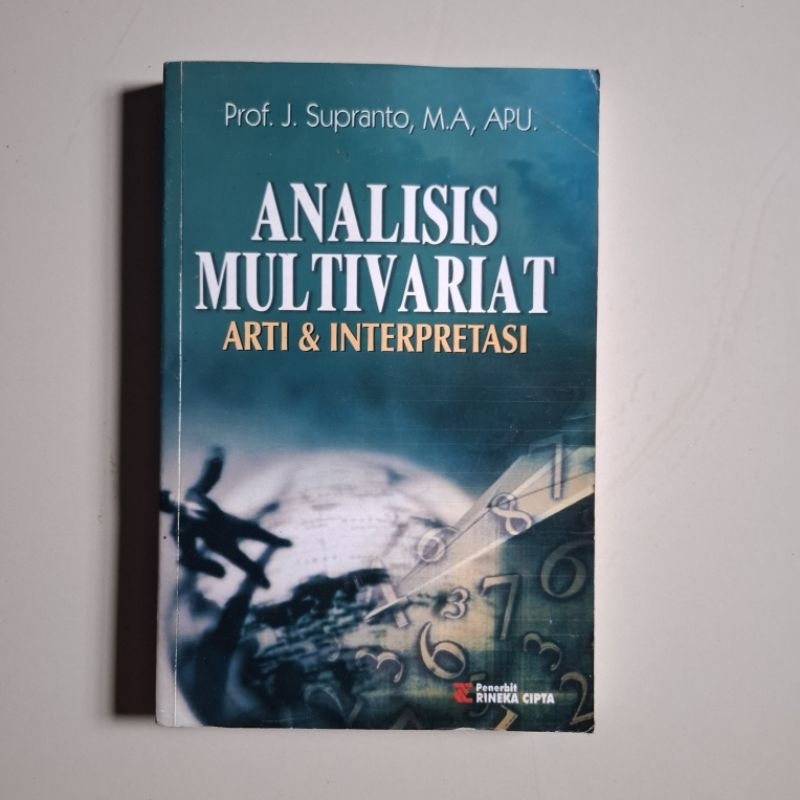 Jual Buku (ORI 100%) Analisis Multivariat (Arti dan Interpretasi) Prof ...