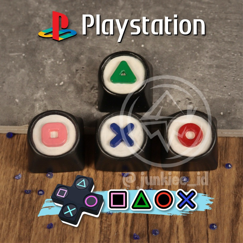 Jual Playstation keycaps artisan ps keycap sony game console gamer ...